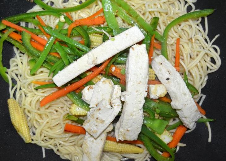 Tofu Satay with Noodles Recipe | JustCook