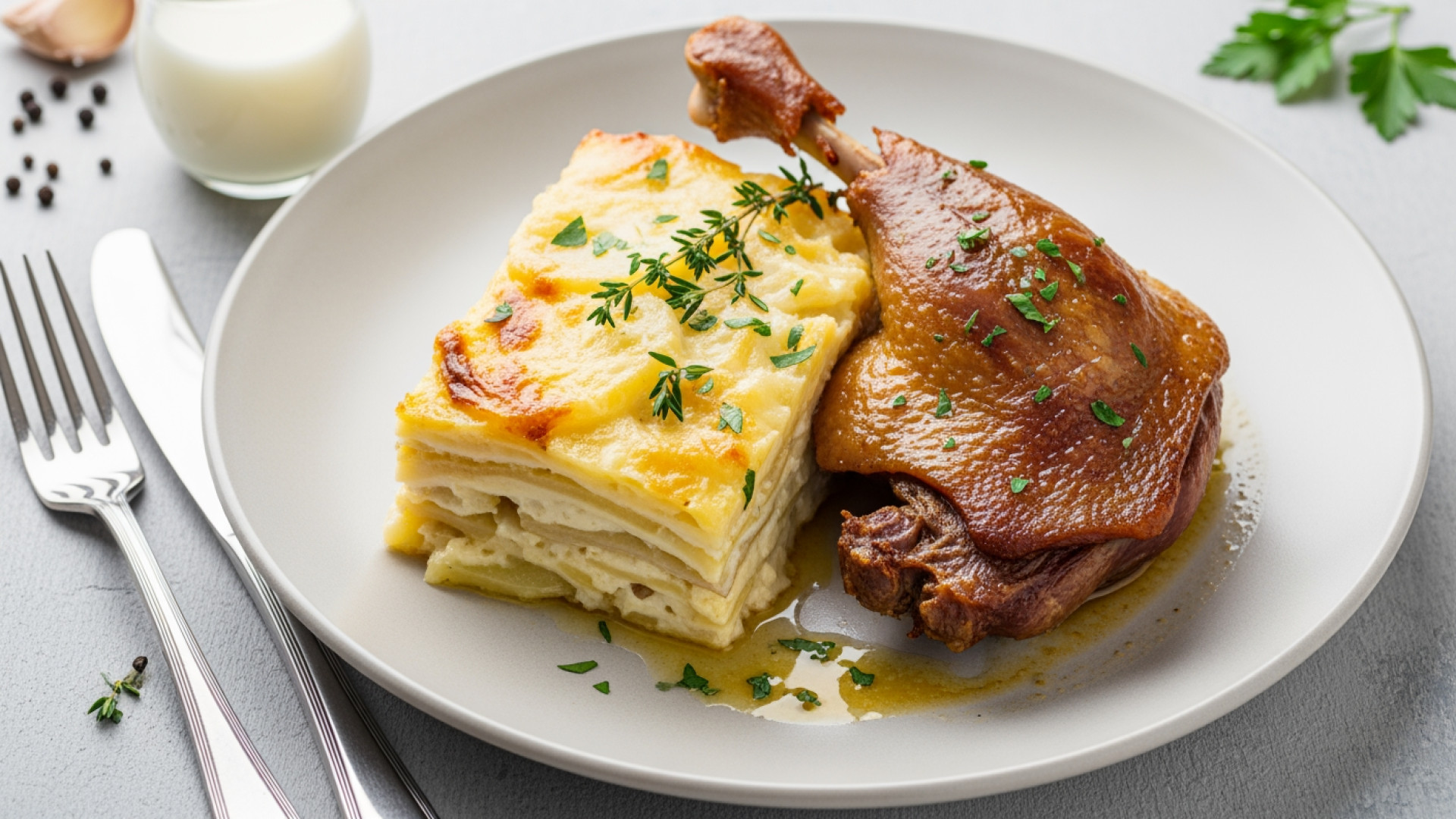 Slow-Cooked Duck Confit Recipe | JustCook